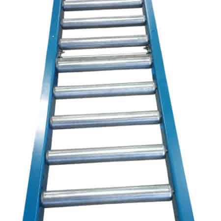 Steel Frame Gravity Conveyor 1.9" Dia. | 18"W x 10'L | Buy Online!