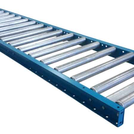 Gravity Conveyor 1.9" Dia. | 24"W x 10'L Steel Frame