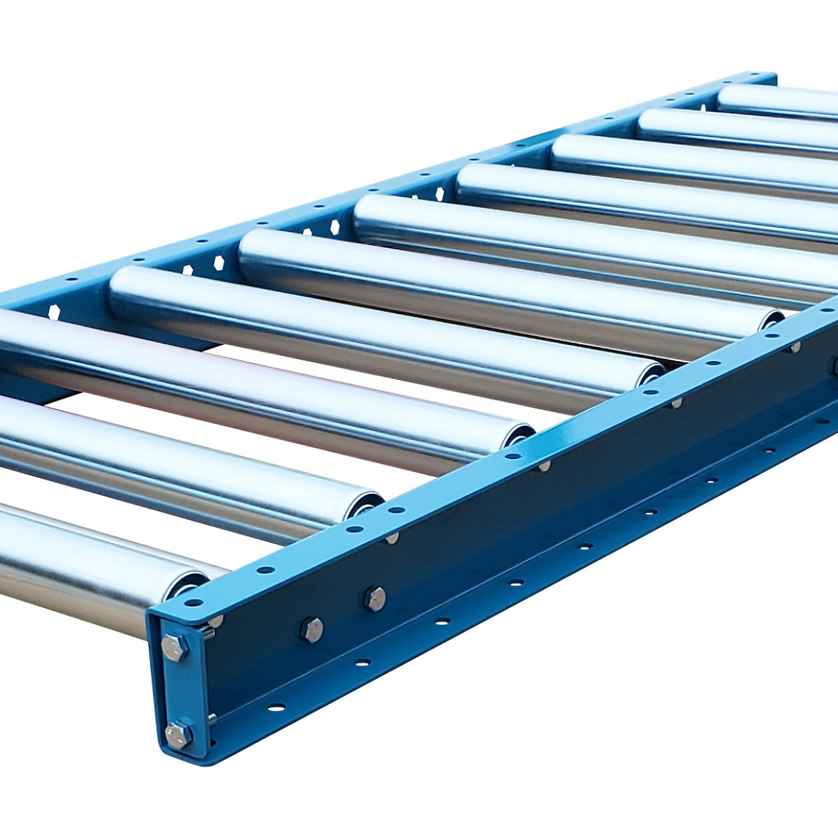 Steel Frame Gravity Conveyor 1.9" Dia. | 24"W x 5'L | Buy Online