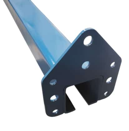 Jervis Webb Unibilt Enclosed Track with Welded End Yokes