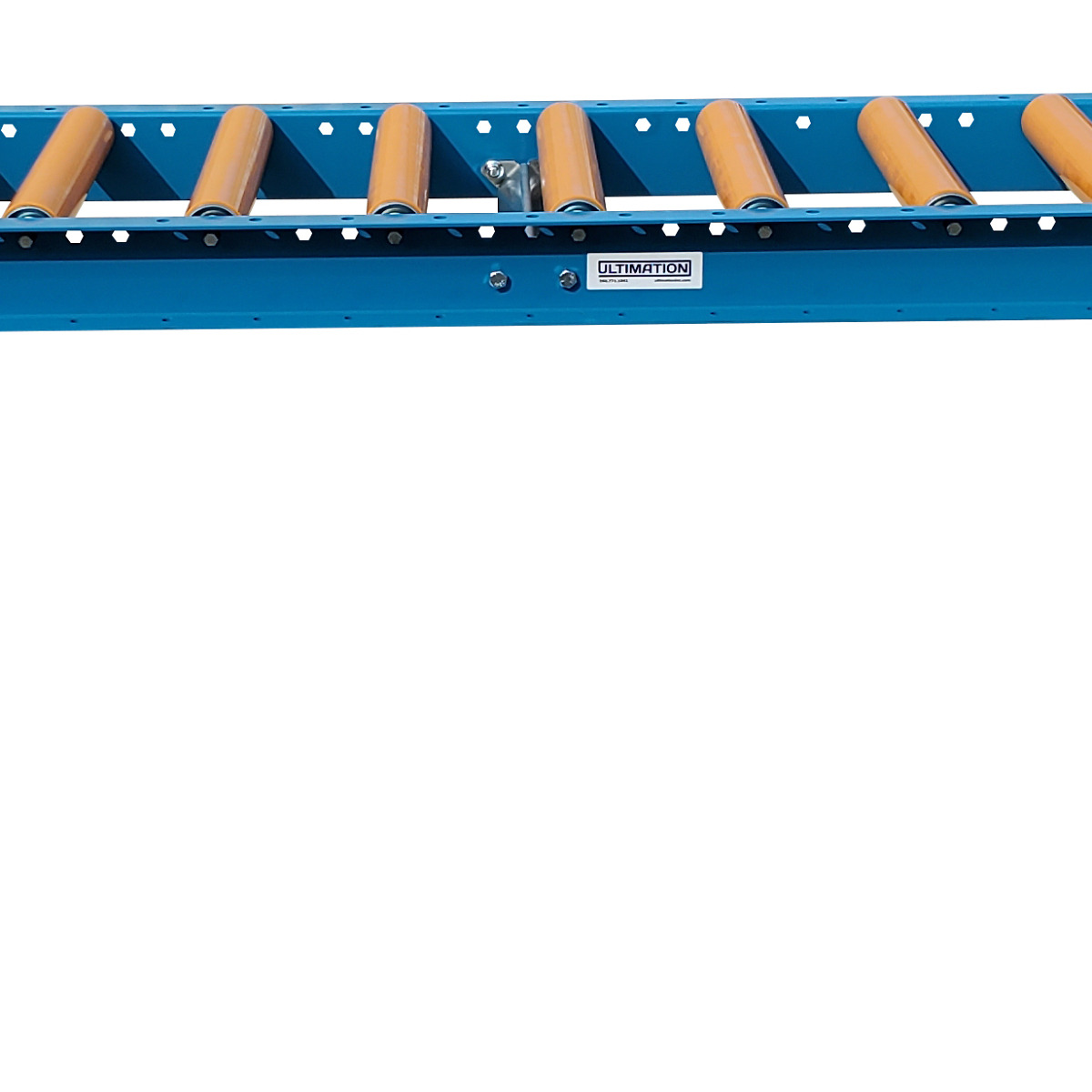 Gravity Conveyor with Legs and Poly-Rollers | 18″W x 5′L | 6" Centers