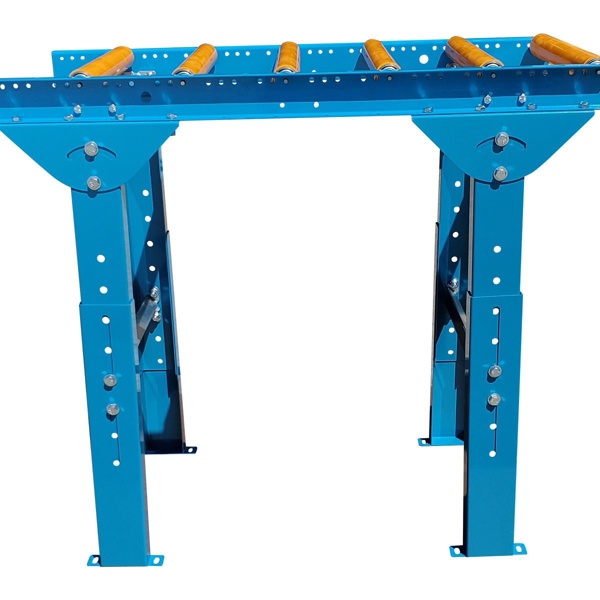 Gravity Conveyor Set with Poly-Rollers | 18”W x 3’L | 6" Centers