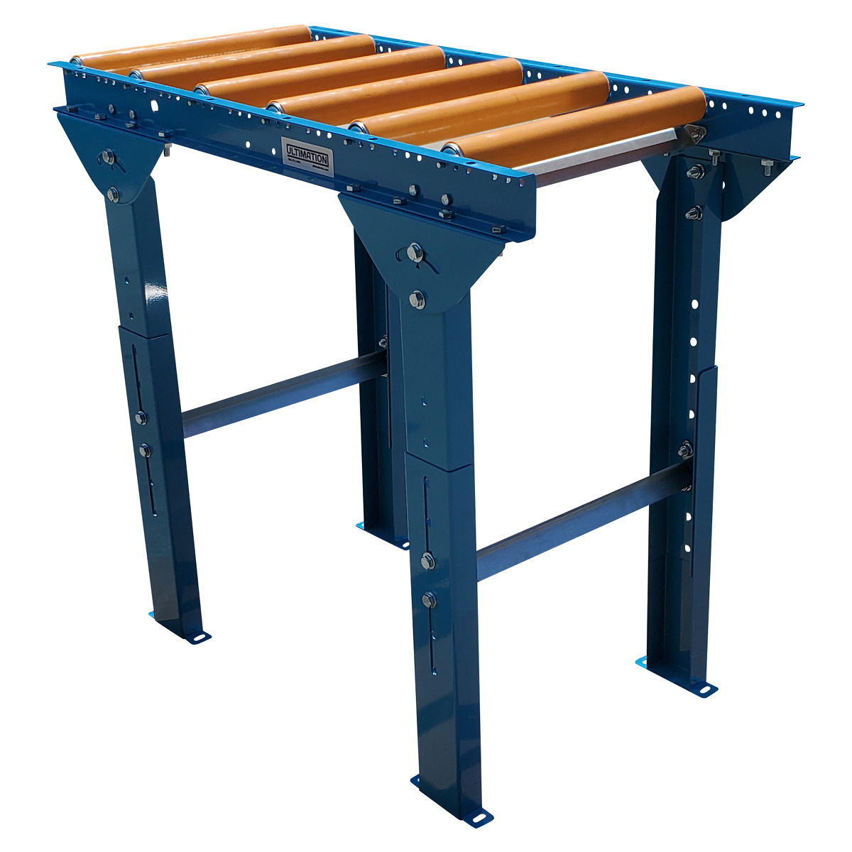 Gravity Conveyor Set with Poly-Rollers | 18”W x 3’L | 6" Centers