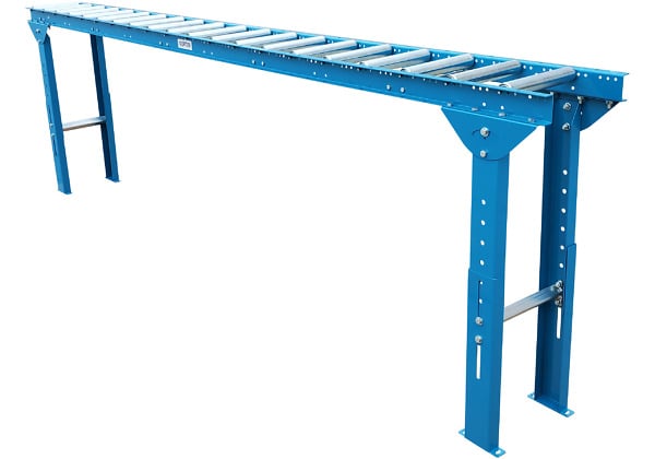 Gravity Conveyor with Legs | 12"W x 10'L | 1.5" Dia. Rollers