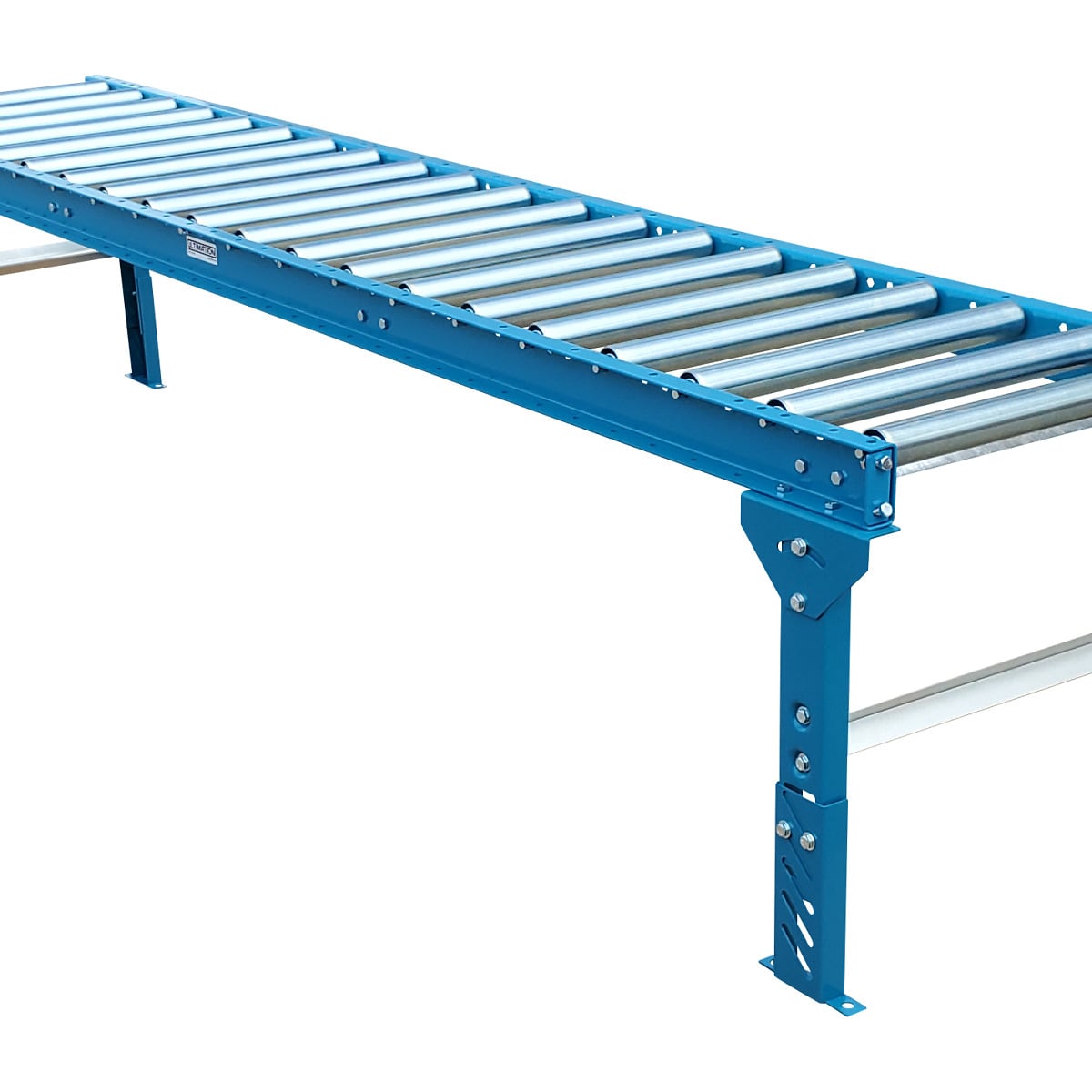 Steel Frame Gravity Conveyor 1.9" Dia. | 18"W x 10'L | Buy Online!