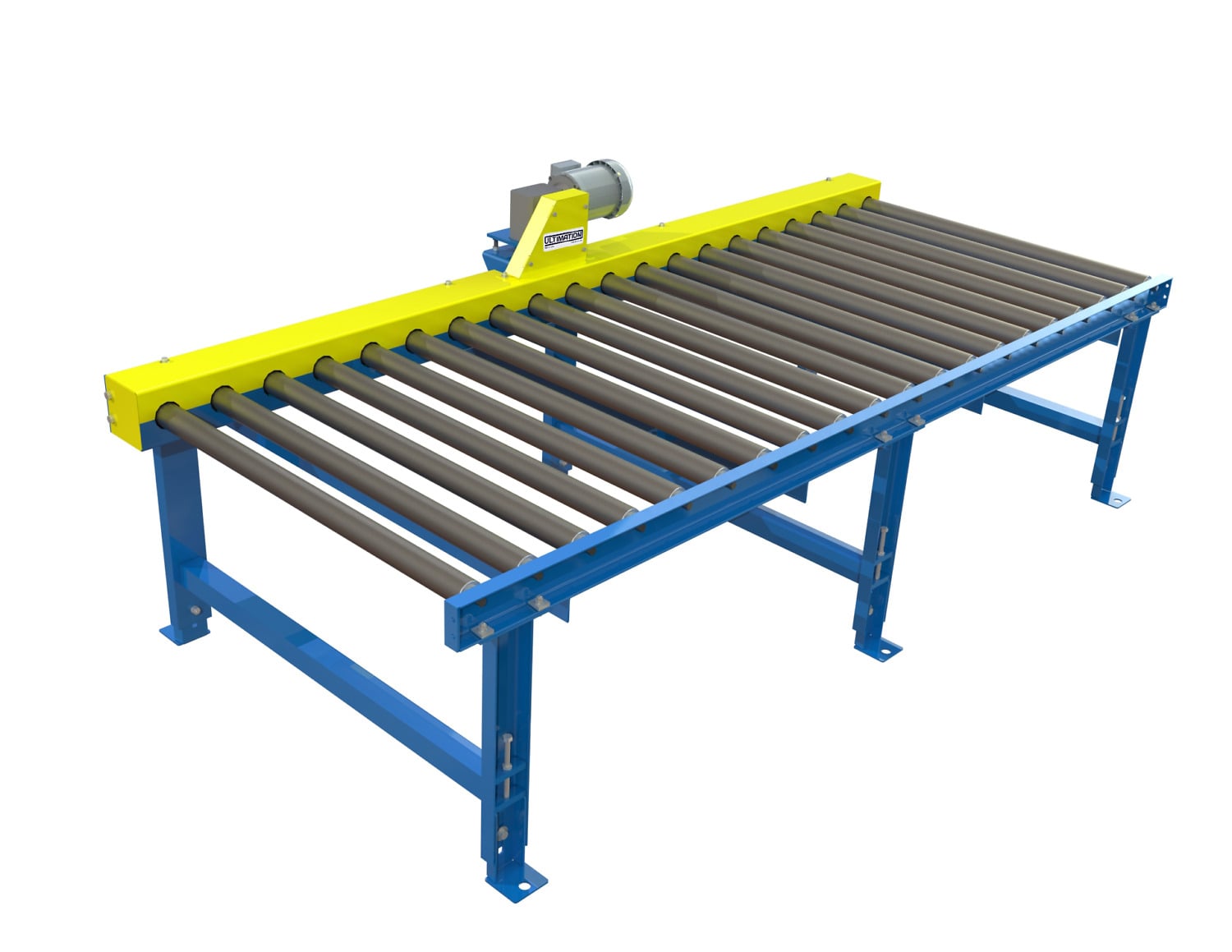 CDLR Conveyor | With Motor and Legs | 52” EW x 10’ L | 6” Centers