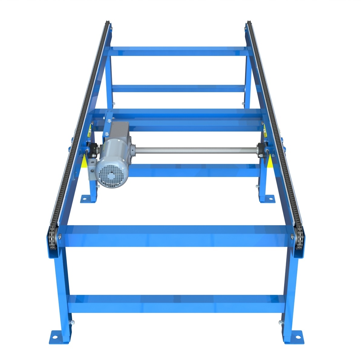 Heavy Duty Chain Conveyor | Supports Included | 2 Strand | 30fpm