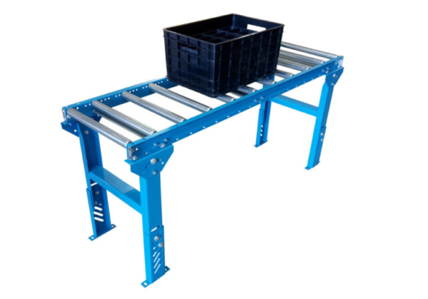 Gravity Conveyor Set with Legs | 18″ W x 5′ L | 1.9" Dia. Roller